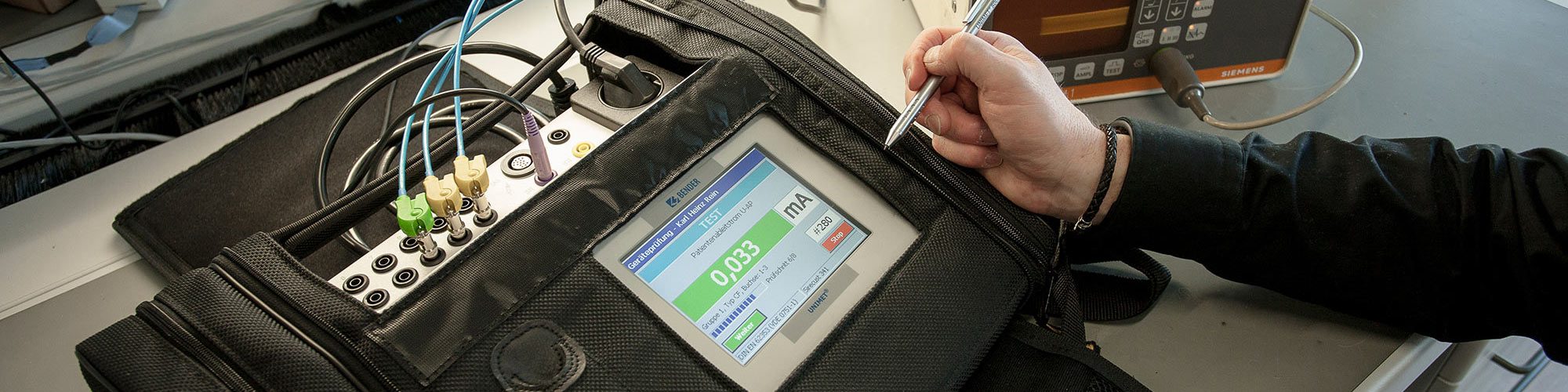 Portable safety test system for electrical equipment